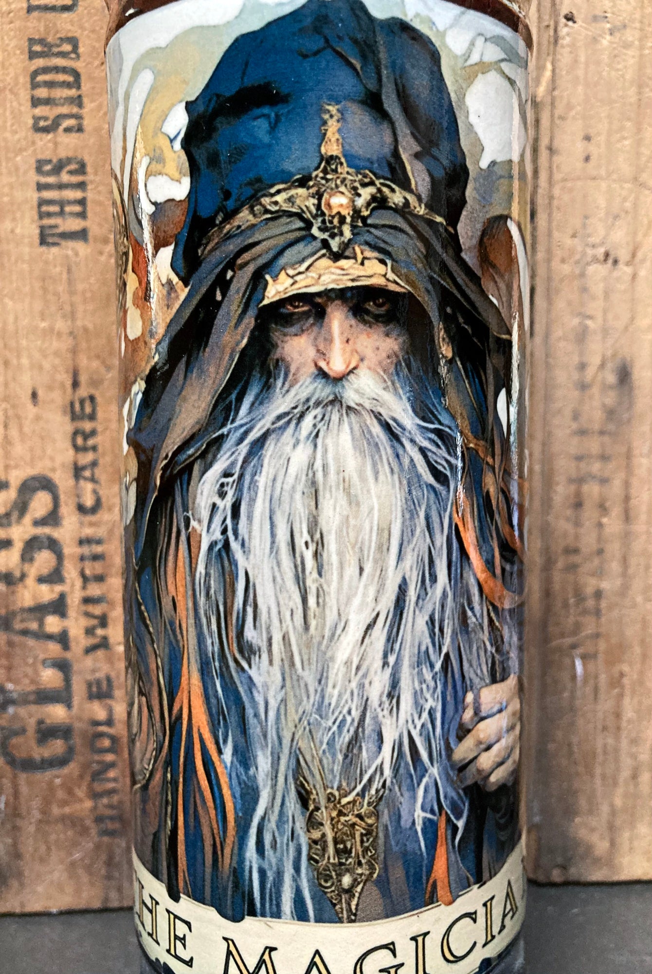 The Magician Ancient Wizard On Ceramic Bong From The Berkshire Hills ...